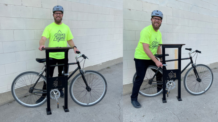 Sask Polytech helps Bike Regina forge forward with new bike racks
